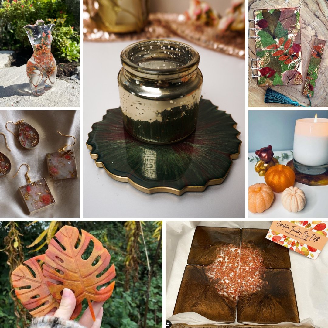 Autumnal Epoxy Resin Ideas from Craft Resin