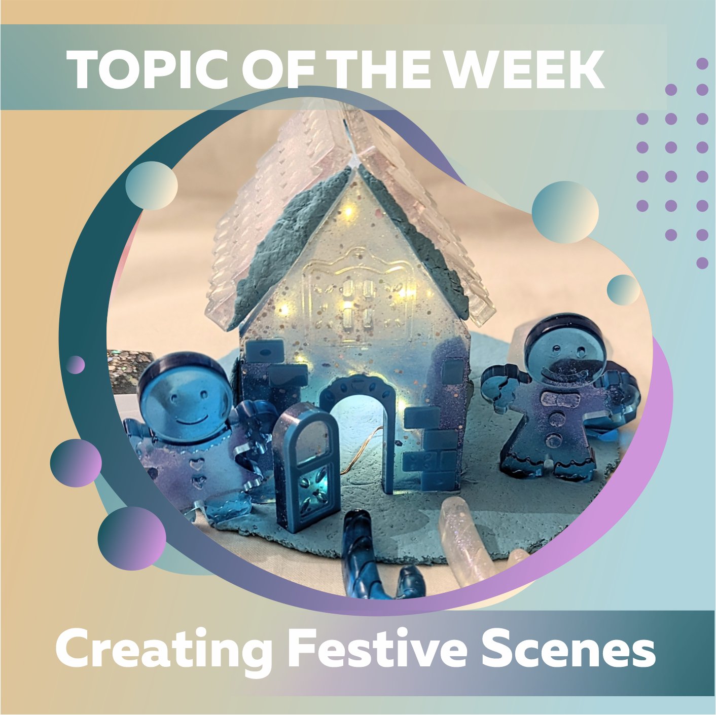 How To Create Epoxy Resin Festive/Winter Scenes: