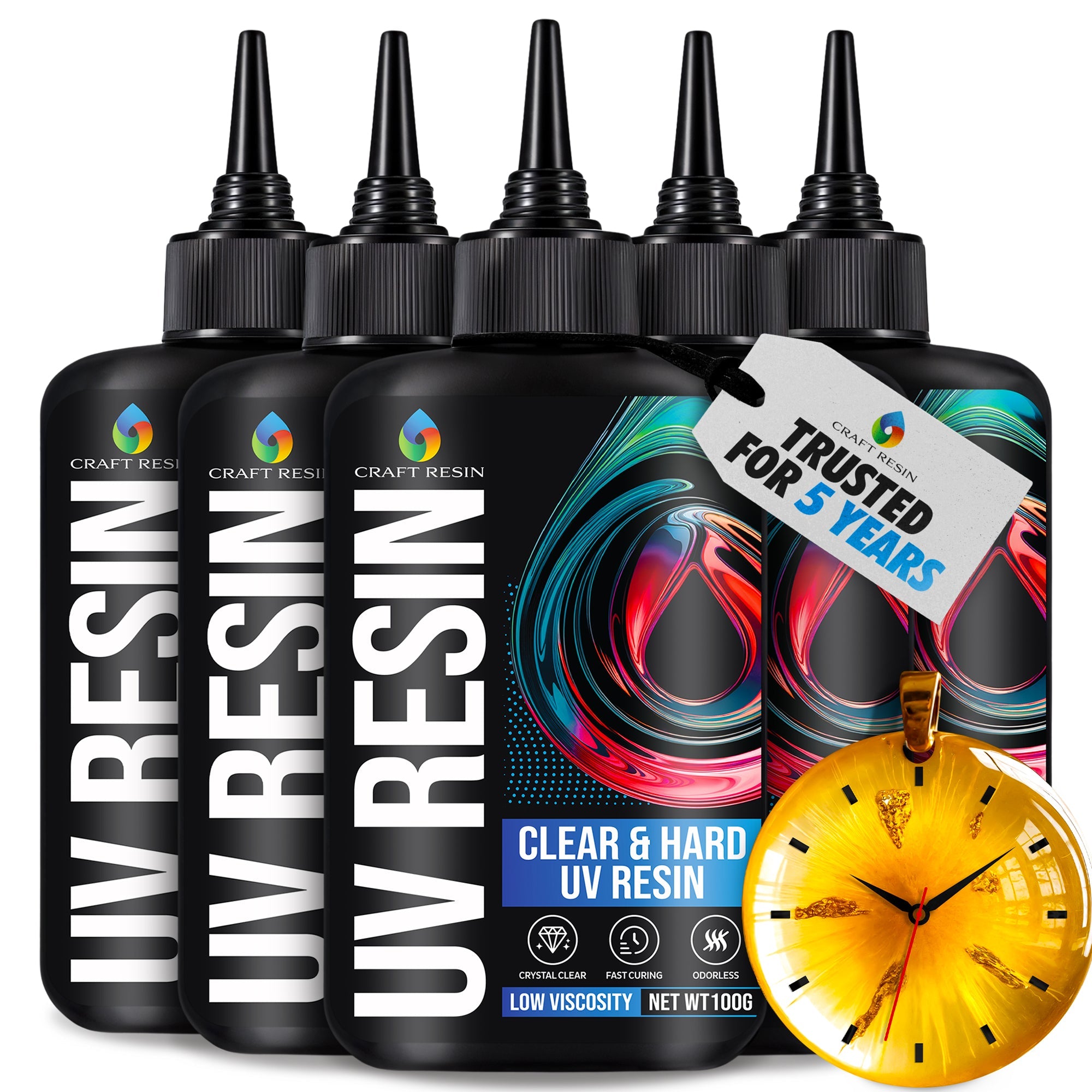 Buy UV Resin 500g Clear UV Cure Resin | Craft Resin US