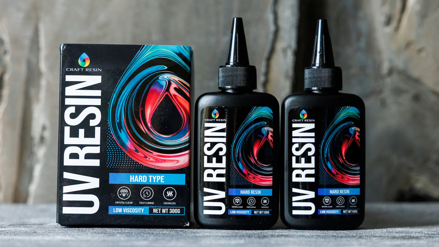 UV Resin 300g Fast Curing Clear Epoxy Resin Hard Type