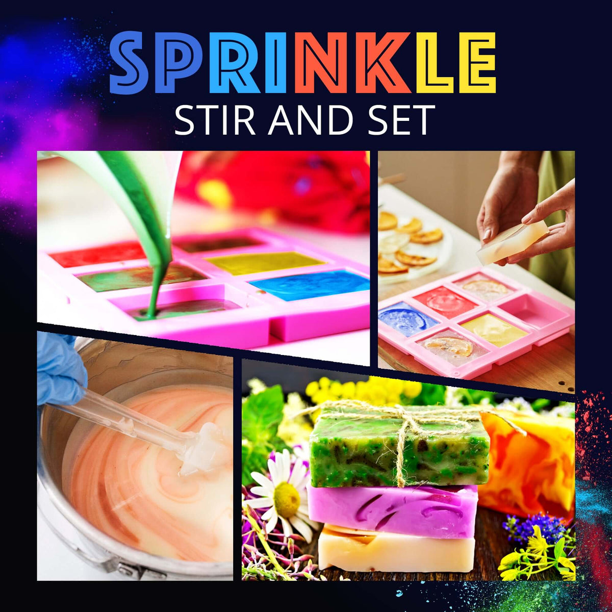 Craft Resin Mica Powder. 30 Colors Pigment Set for Resin Art